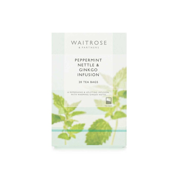 Waitrose Peppermint, Nettle & Ginkgo Infusion 20x 30g - Spinneys UAE