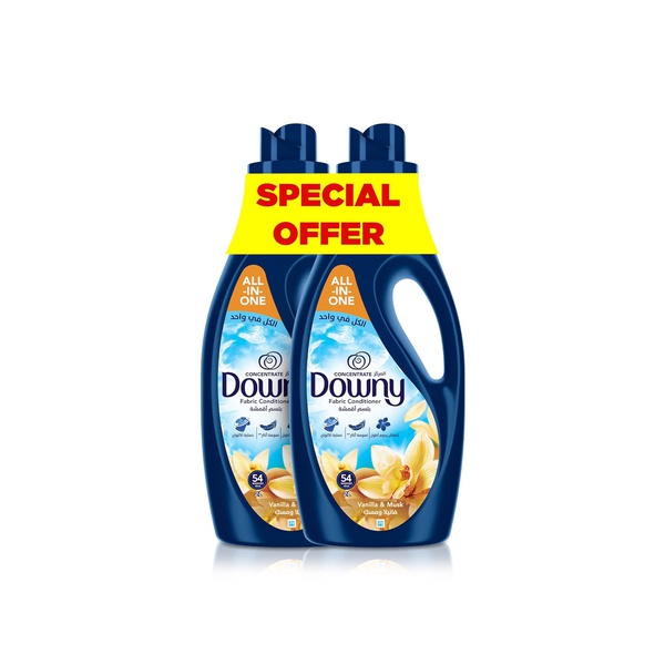 Downy Vanilla and Musk Fabric Conditioner 2L x 2 - Spinneys United Arab ...
