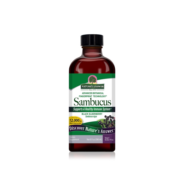 Nature's Answer Sambucus Original Syrup 120ml - Spinneys United Arab ...