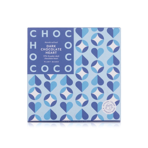 Chococo Ecuador Dark Chocolate Heart 75g - Spinneys United Arab Emirates