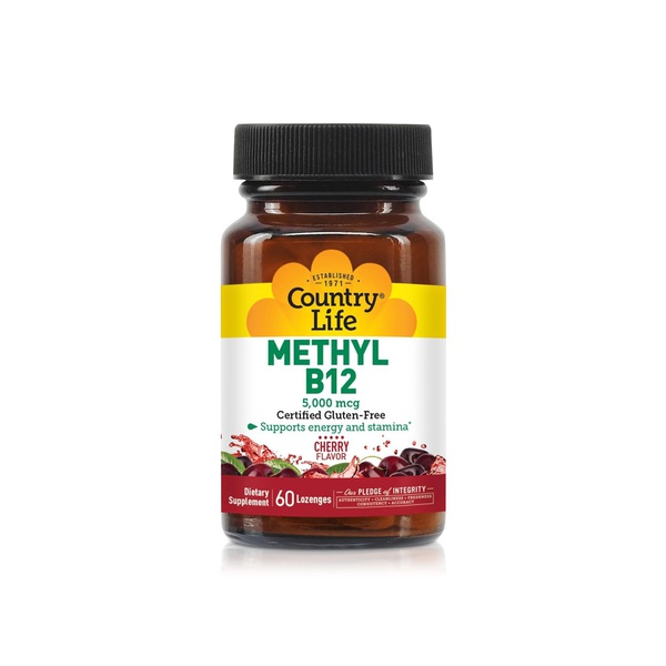 Country Life Methyl B12 5mg Cherry Lozenges x 60 - Spinneys United Arab ...
