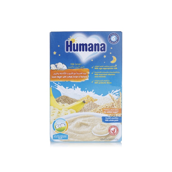 Humana Milk Cereals with Banana 6+ Months 200g price in UAE | Spinneys ...