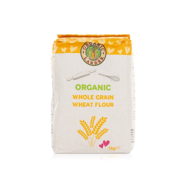 Organic Larder Wholegrain Wheat Flour 1kg - Spinneys Saudi Arabia