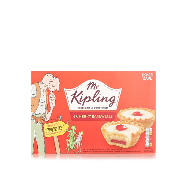 Mr Kipling Cherry Bakewells x 6 price in UAE | Spinneys UAE ...