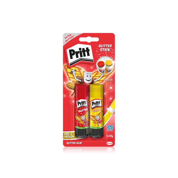 Pritt Glitter Sticks Glue Sticks 2 x 20g - Spinneys UAE