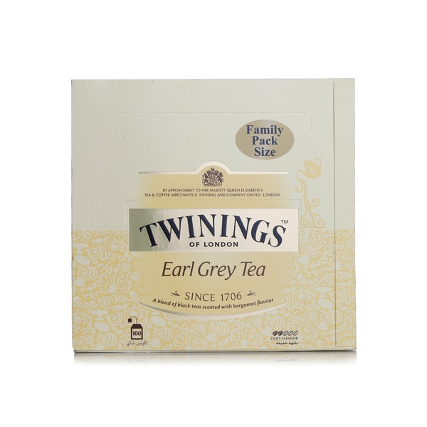 Twinings Earl Grey Tea 100s 200g - Spinneys UAE