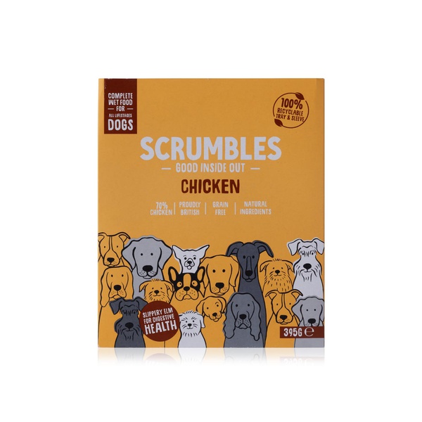 Scrumbles Wet Dog Food Chicken 395g - Spinneys UAE