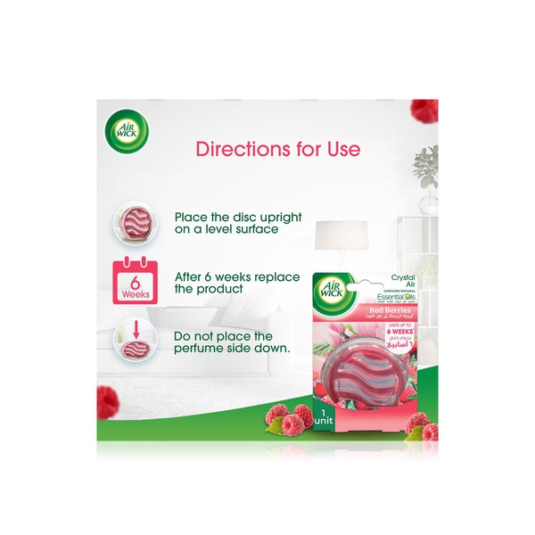 Air Wick Crystal Air Gel Air Freshener Red Berry - Spinneys United Arab ...