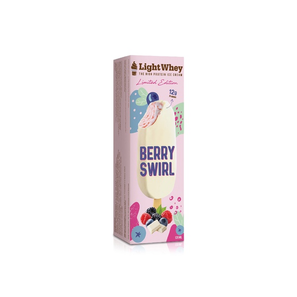 Light Whey Berry Swirl High Protein Ice Cream 120ml - Spinneys UAE