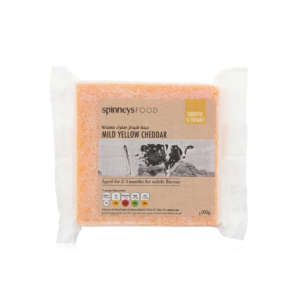 Spinneysfood Mild Yellow Cheddar Cheese 200g - Spinneys United Arab ...