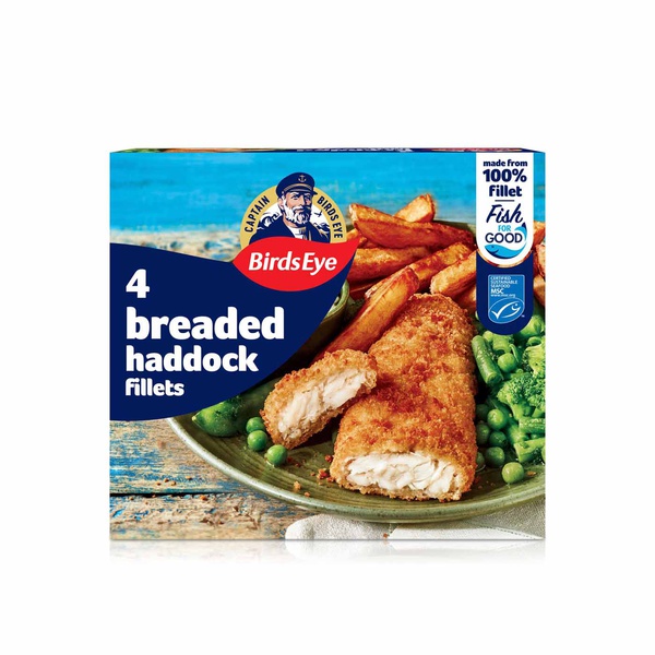 Birds Eye Frozen Breaded Haddock Fillets 400g