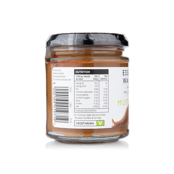 Waitrose Essential French Mustard Mild 180g - Spinneys UAE