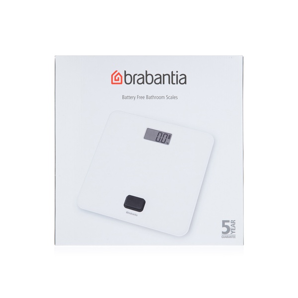 Brabantia Battery Free Bathroom Scale White - Spinneys UAE