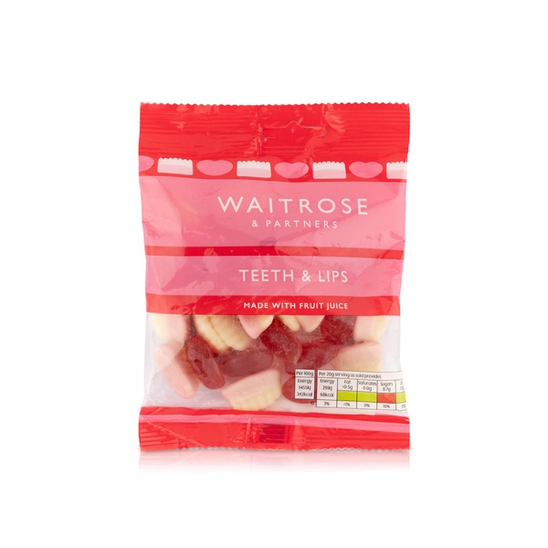 Waitrose Jelly Teeth and Lips 65g - Spinneys UAE