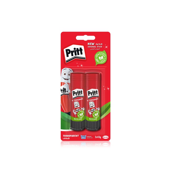 Pritt Original glue sticks 2x43g - Spinneys UAE