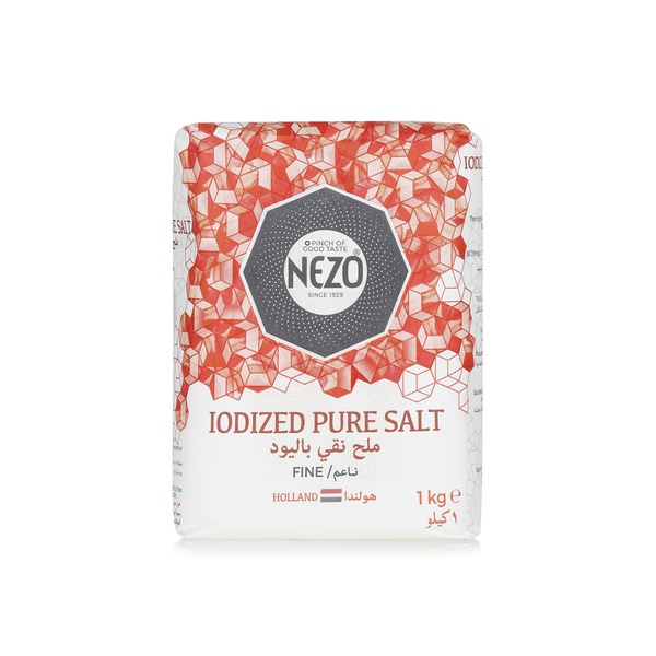 Nezo Iodized Fine Table Salt 1kg price in UAE | Spinneys UAE ...