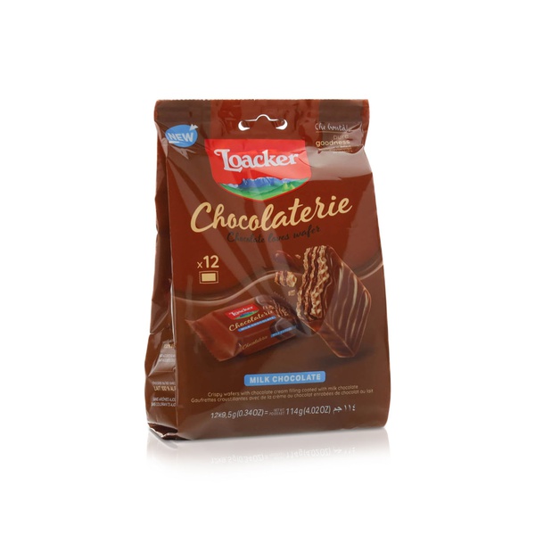 Loacker Chocolaterie Milk Chocolate Wafers x 12 114g - Spinneys ...