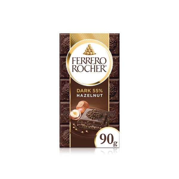 Ferrero Rocher Hazelnut 55% Dark 90g - Spinneys UAE