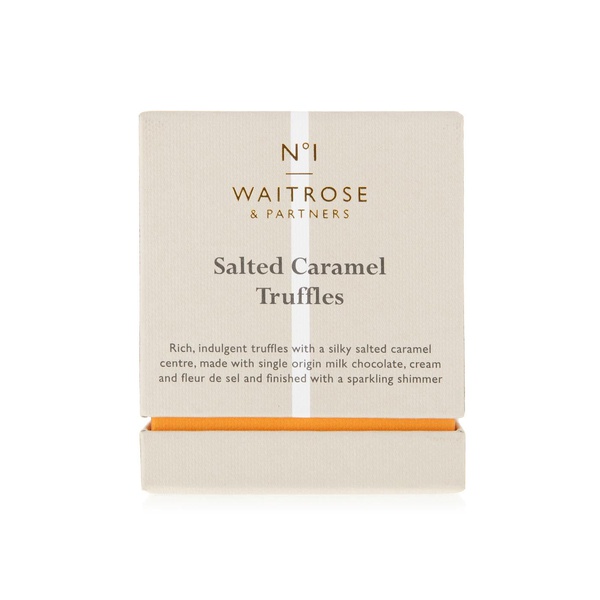 Waitrose No.1 Salted Caramel Truffles 120g - Spinneys UAE