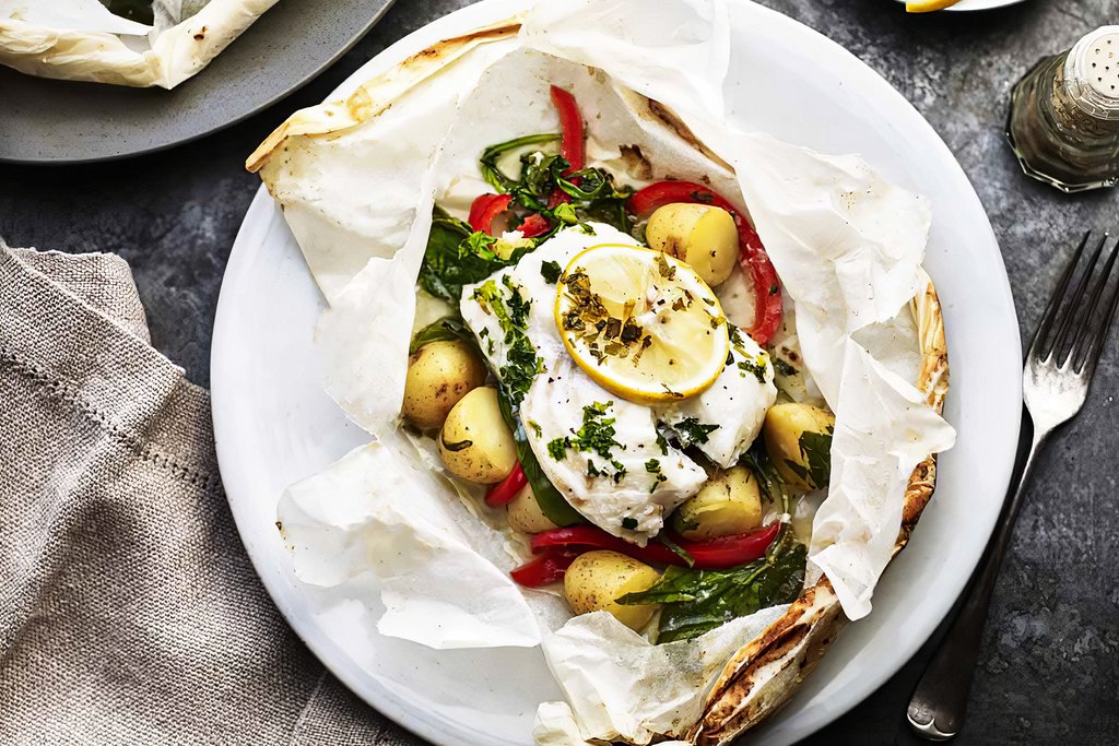 Baked cod with goats cheese recipe