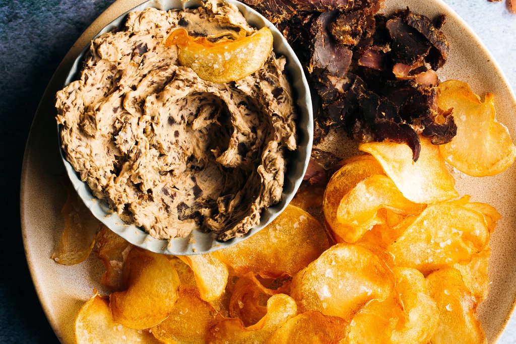 Quick and easy biltong dip recipe