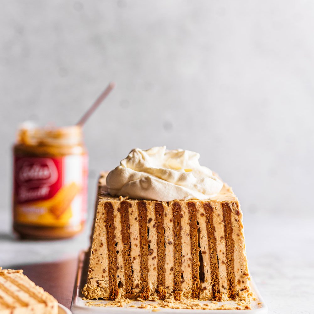 Lotus Biscoff cream log recipe - Spinneys UAE