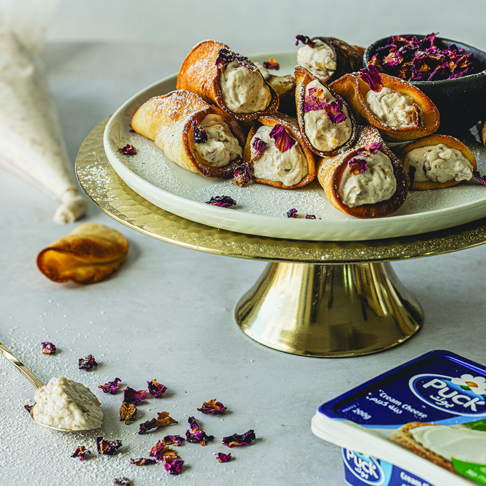 Cream cheese stuffed atayef recipe - Spinneys UAE