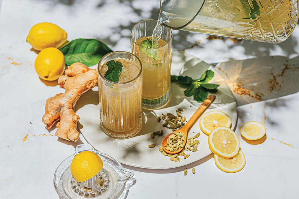 Green tea and cardamom lemonade recipe - Spinneys UAE