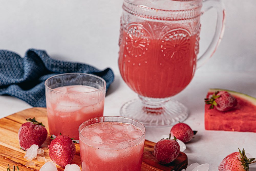 Strawberry, watermelon and coconut agua fresca recipe - Spinneys UAE