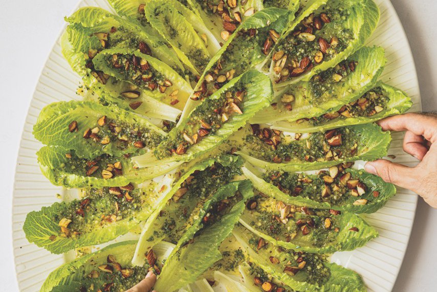 Crunchita salad cups with lemon, honey and almond dressing recipe ...