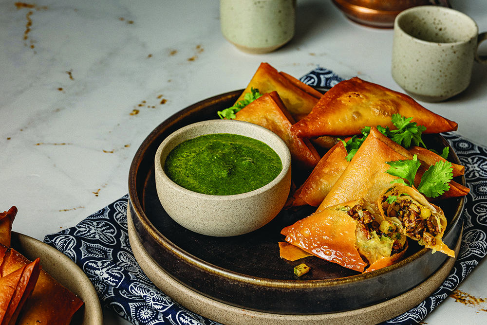 Lamb, pine nut and raisin samosas recipe - Spinneys UAE
