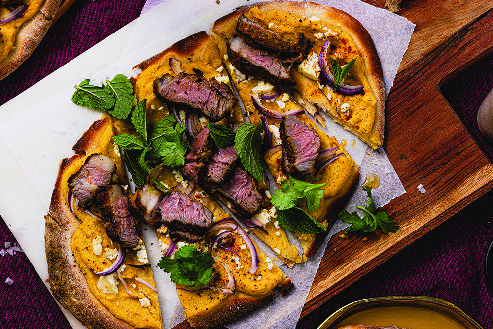 Lamb shawarma flatbread pizzas recipe - Spinneys United Arab Emirates