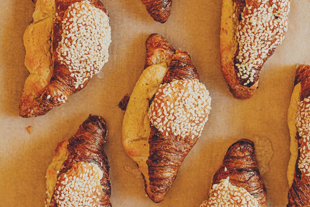 Mini croissants with halva frangipane recipe - Spinneys United Arab ...