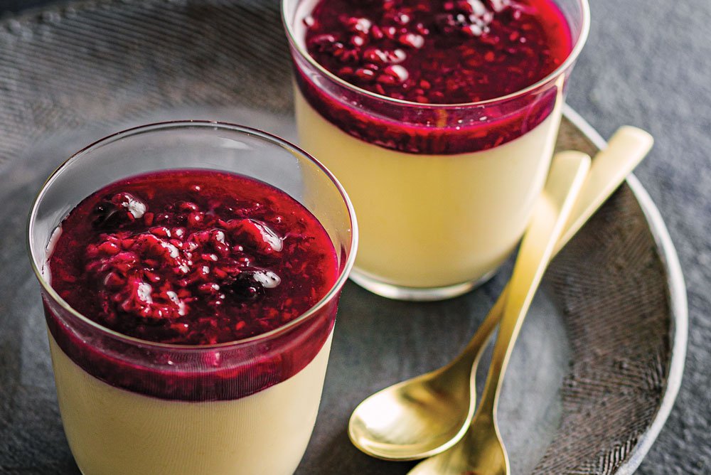 Muhalabiya with berry compote recipe - Spinneys UAE