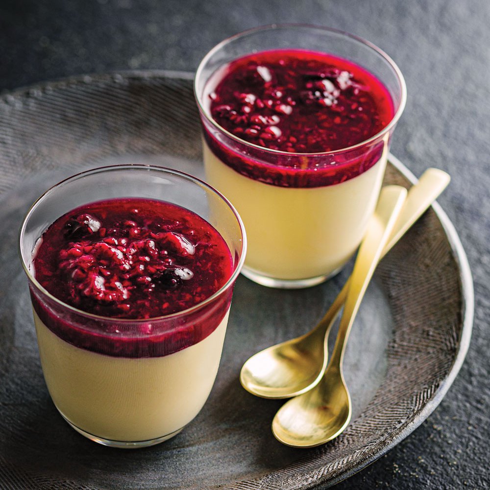 Muhalabiya with berry compote recipe - Spinneys UAE