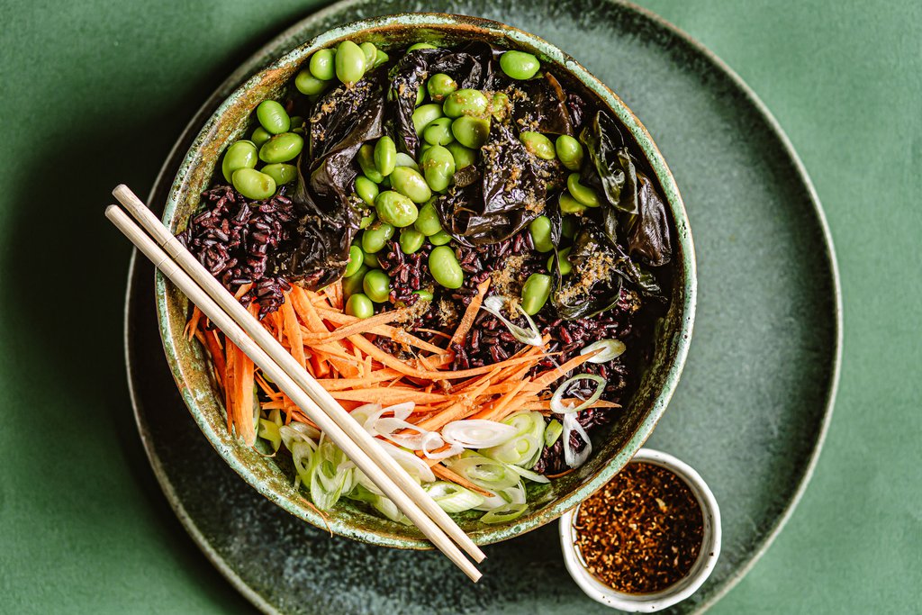 Ottogi seaweed and edamame black rice recipe - Spinneys UAE