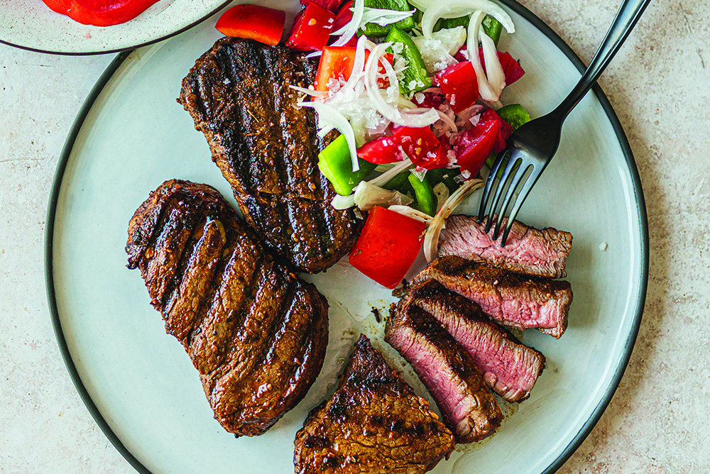 Paprika beef fillet steaks with Argentinian salsa criolla recipe ...