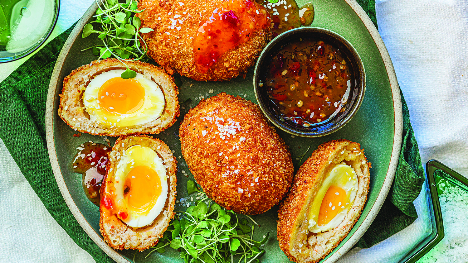 Prawn toast scotch eggs recipe - Spinneys UAE