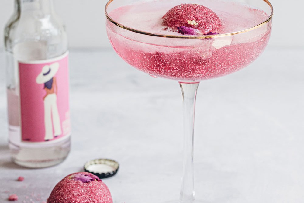 Raspberry rose mocktail bombs recipe - Spinneys UAE
