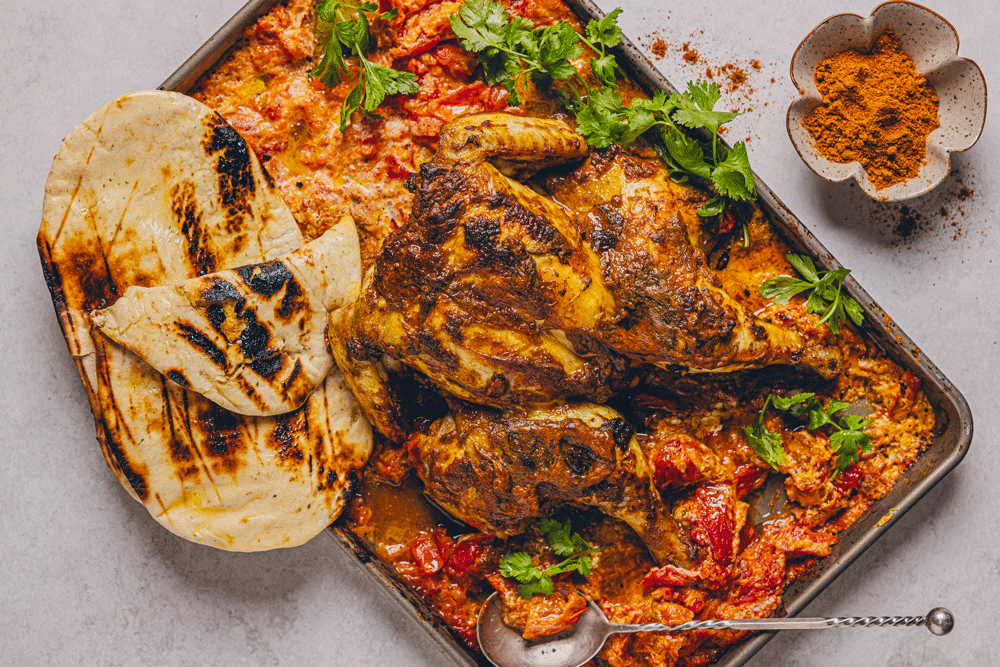 Roasted spatchcock butter chicken recipe - Spinneys United Arab Emirates