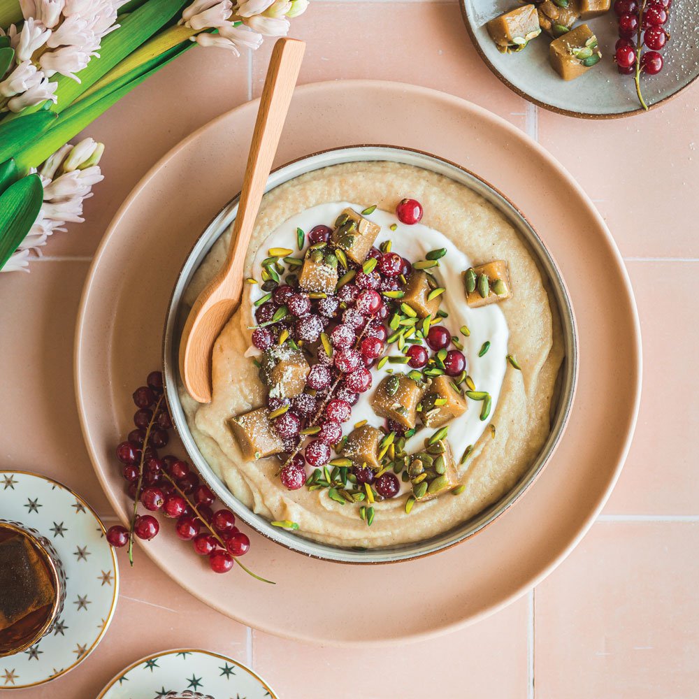 Rose water semolina pudding with Omani halwa recipe - Spinneys UAE