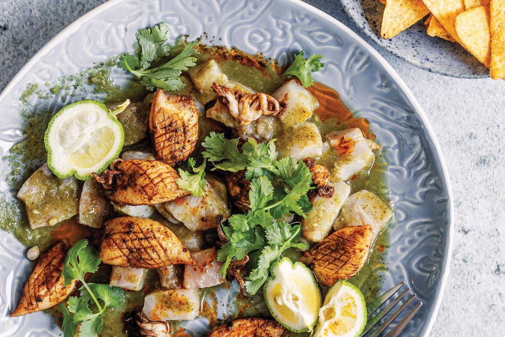 Salsa verde squid ceviche recipe - Spinneys United Arab Emirates