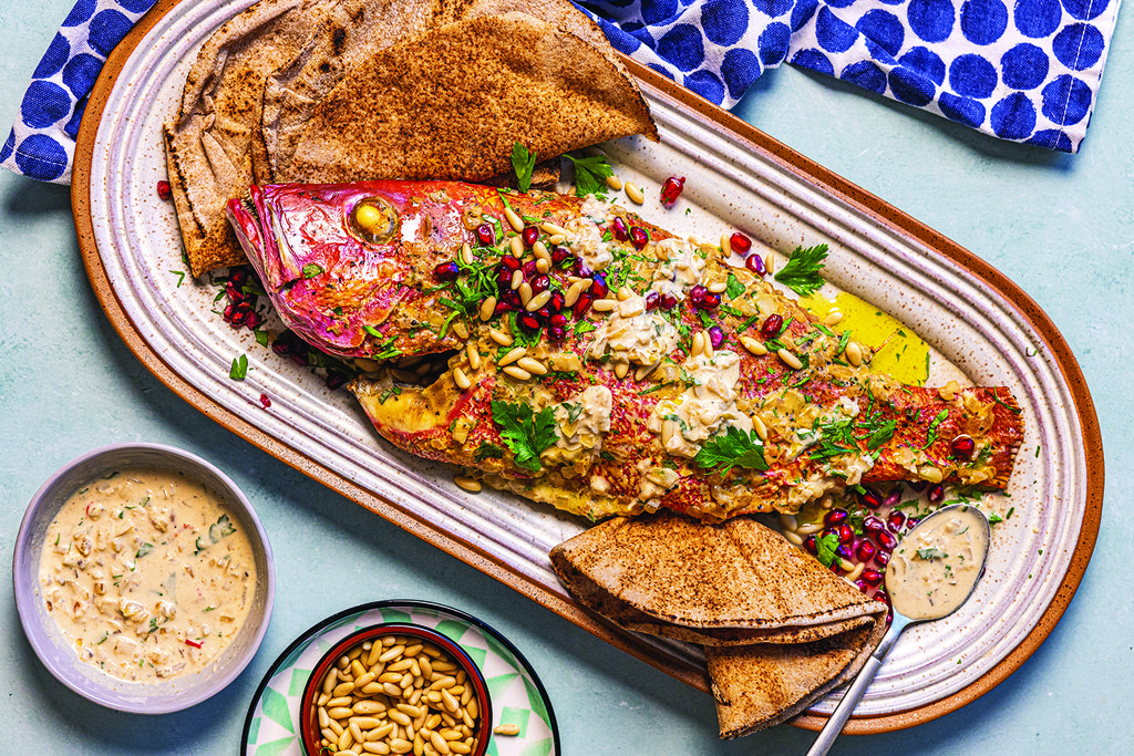 Samke harra with crispy flatbread recipe - Spinneys UAE