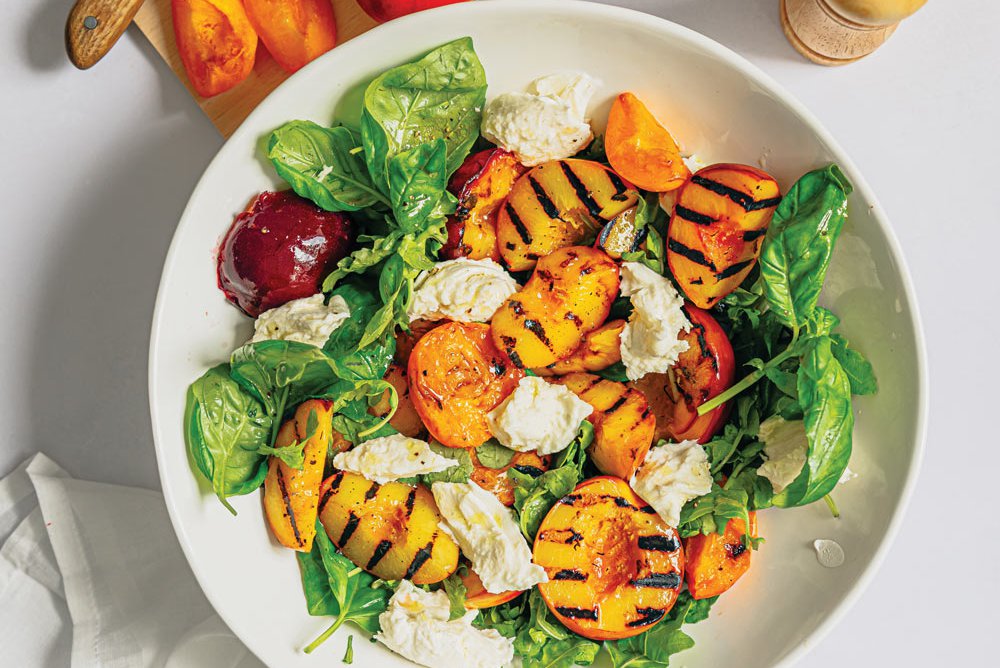 Seared stone fruit and rocket salad recipe - Spinneys الإمارات العربية ...