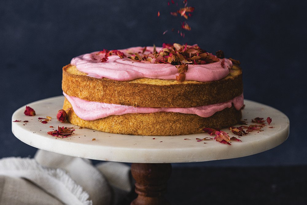 Cardamom, lemon and rose persian love cake recipe - Spinneys UAE