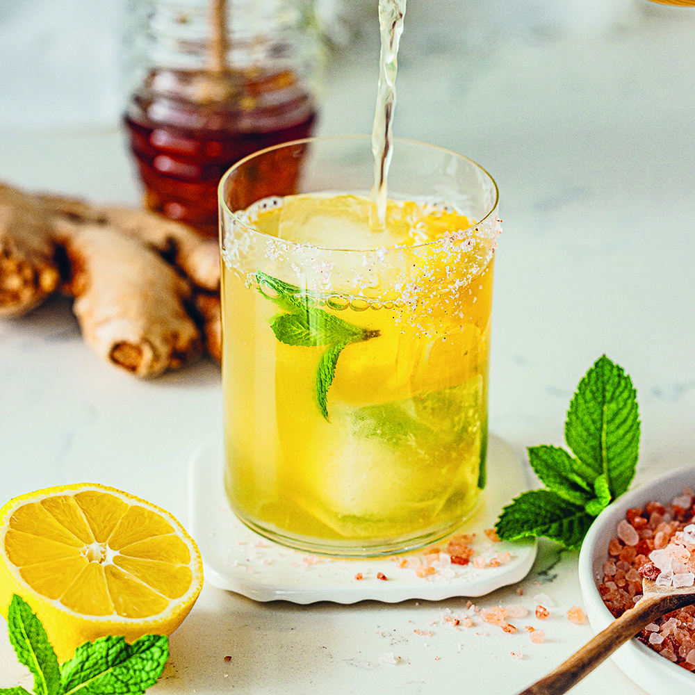 Green tea and ginger ACV elixir recipe - Spinneys UAE