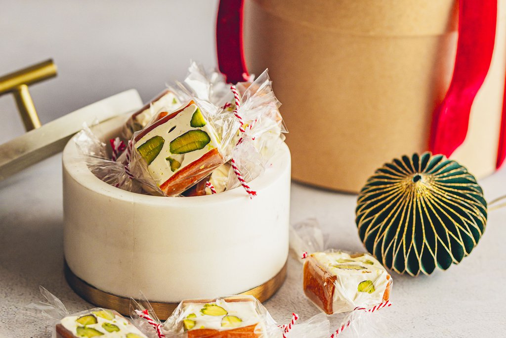 Syrian apricot and orange blossom nougat recipe - Spinneys UAE