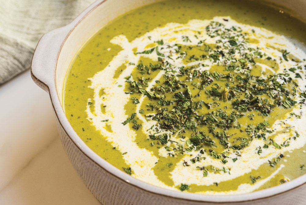 Zahra Abdalla's mint and pea soup recipe - Spinneys United Arab Emirates