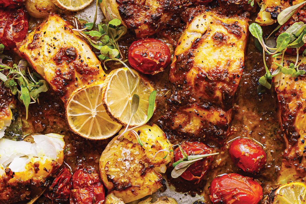 Oven-baked yellow harissa fish fillets recipe - Spinneys UAE