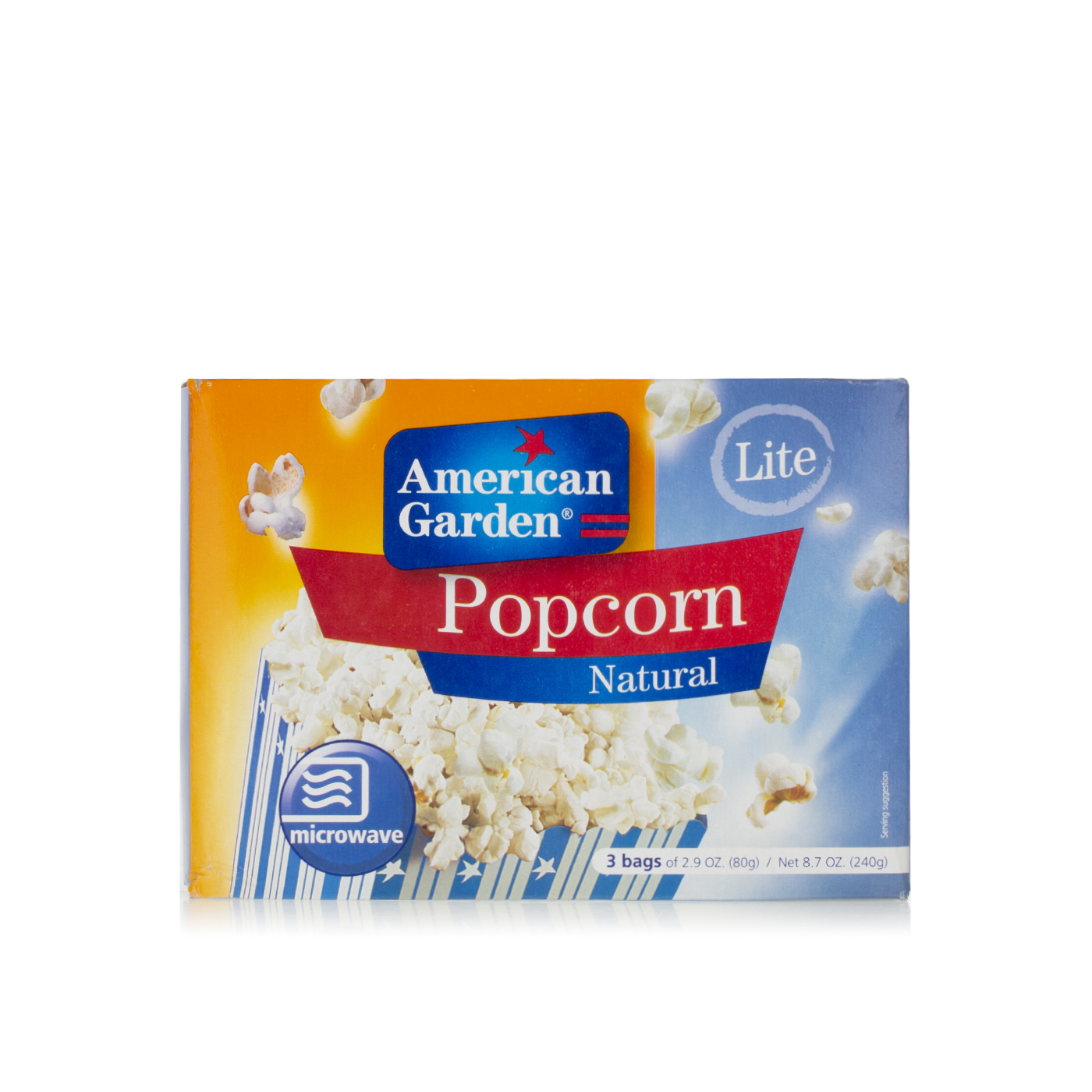 American Garden Lite Popcorn 240g - Spinneys UAE